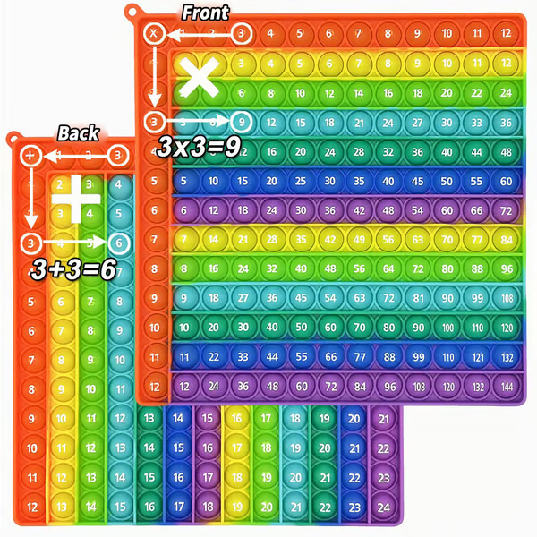 🎯12x12 Multiplication Table Board Game – Portable Math Practice and Le ...